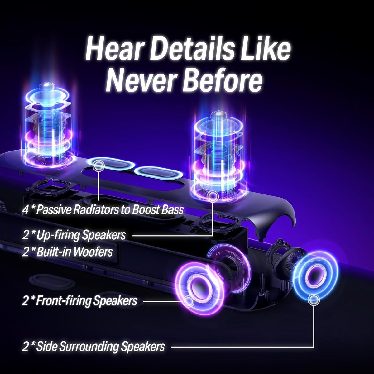OXS Thunder Pro+ Dolby Atmos® 7.1.2ch Gaming Soundbar System
