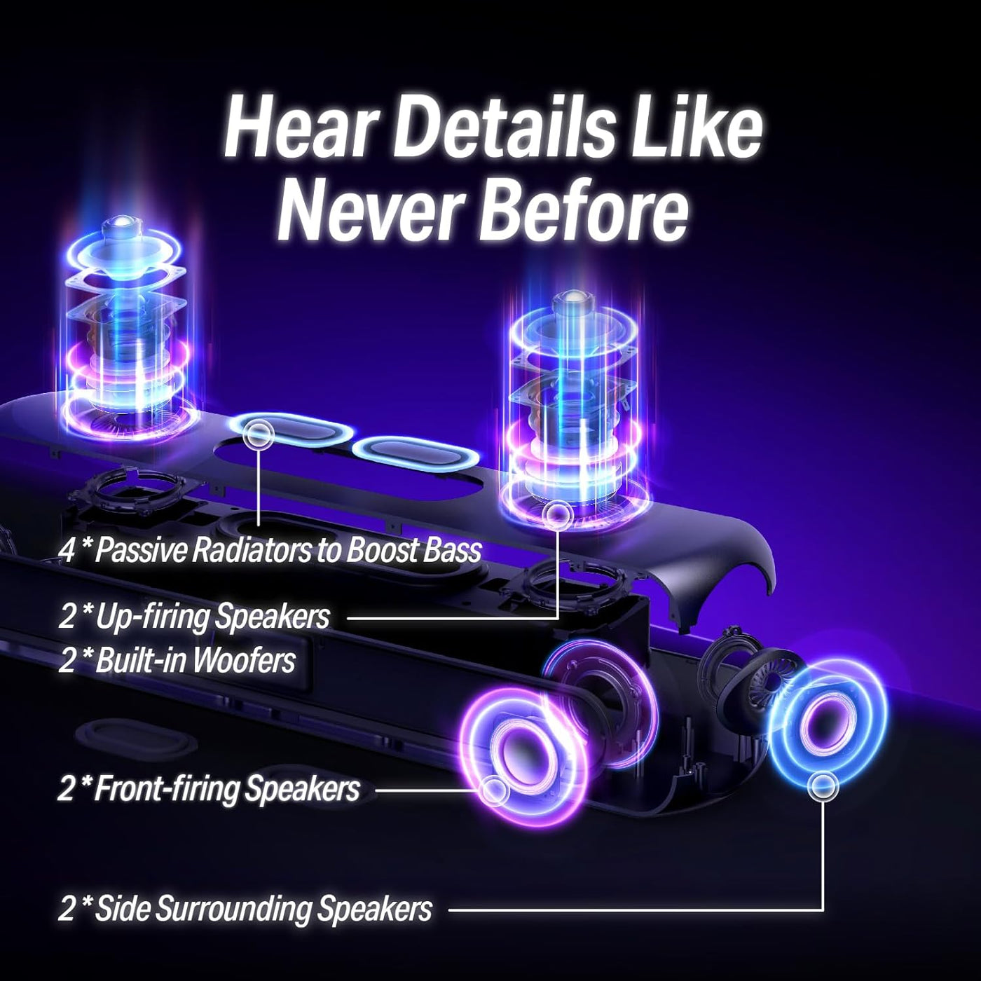 OXS Thunder Pro+ Dolby Atmos® 7.1.2ch Gaming Soundbar System